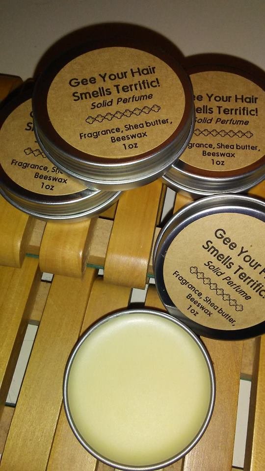 Gee Your Hair Smells Terrific! 1 oz Solid Perfume!