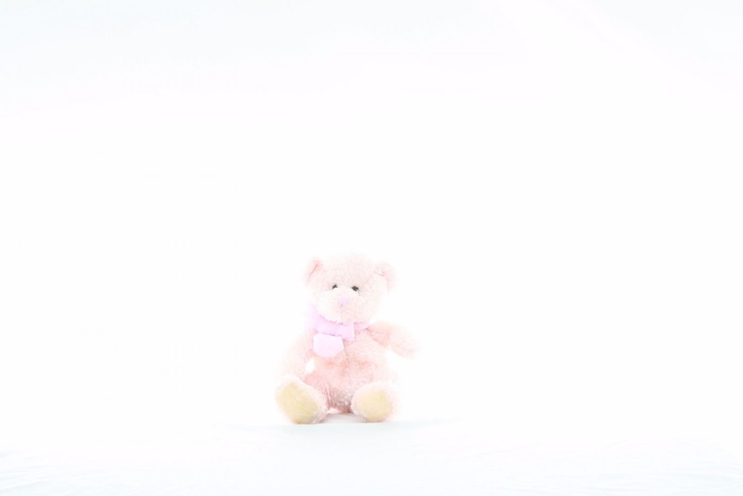 Russ baby teddy bear light pink plush stuffed animal toy doll small ...