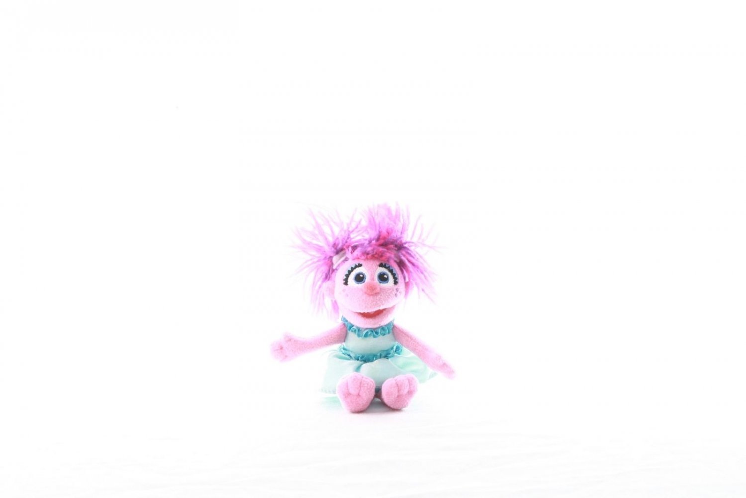 Sesame street zoe muppet plush stuffed animal ballerina toy doll 7"
