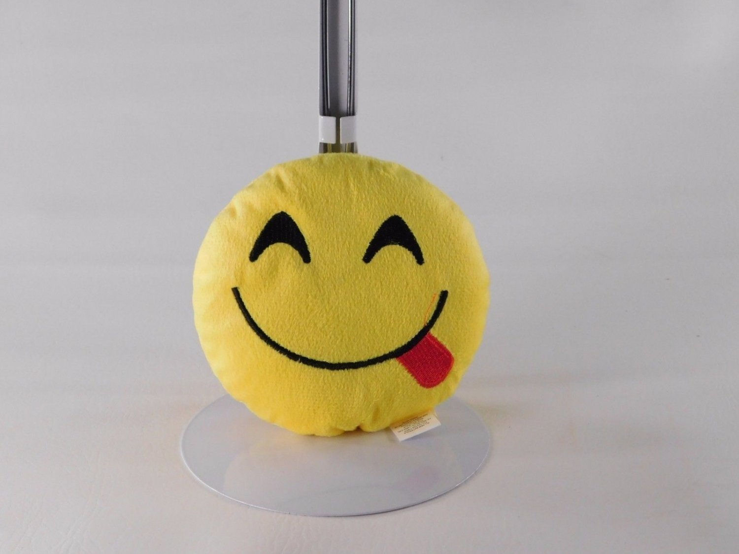 Happy Tongue Face Emoji Yellow Plush Stuffed Animal Toy Doll Figure ...