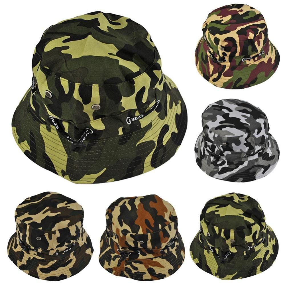 Unisex hat Military army veteran camo camouflage modern urban bucket cap