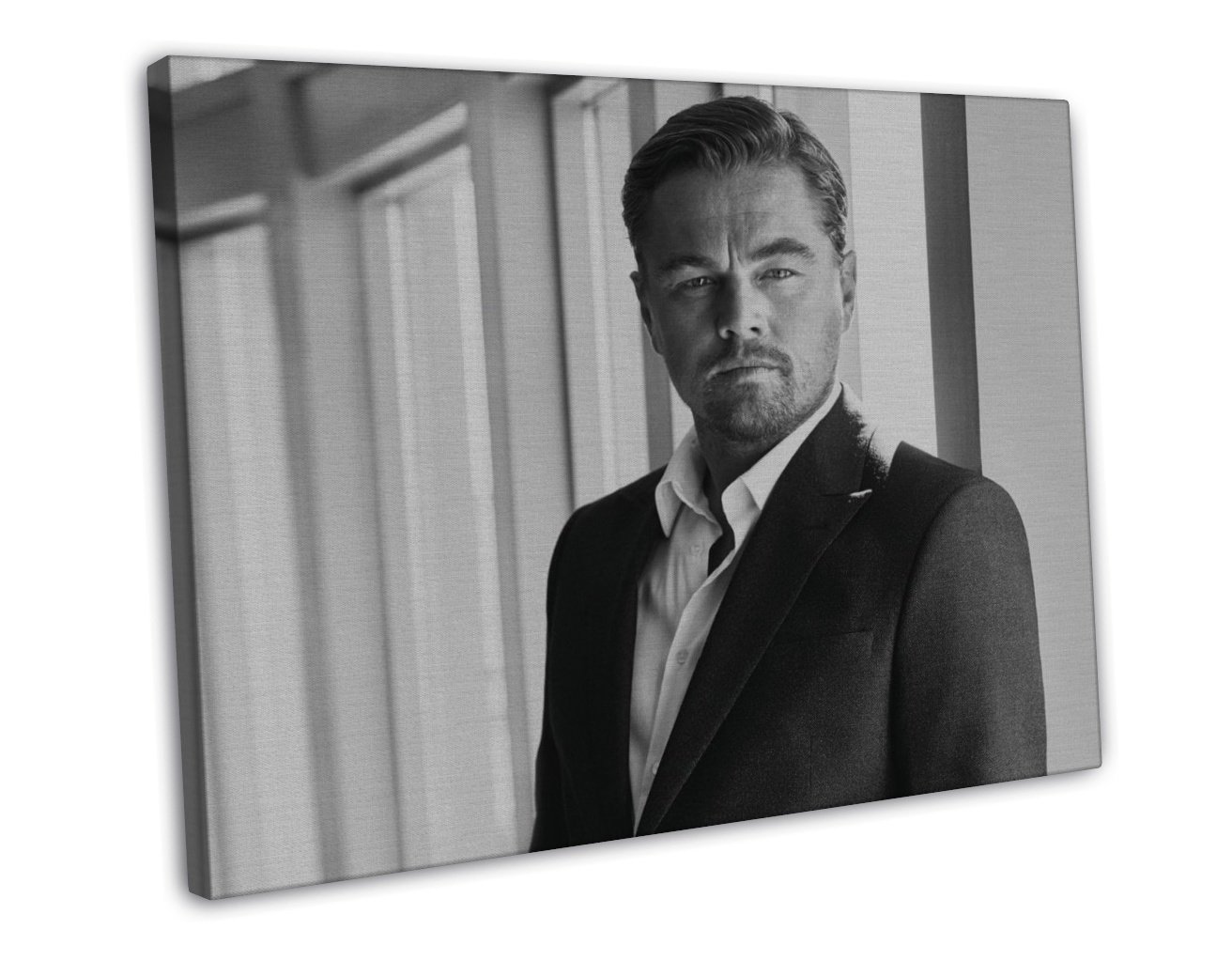 Leonardo Di Caprio Actor Star Art 20x16 inch Framed Canvas Print Decor