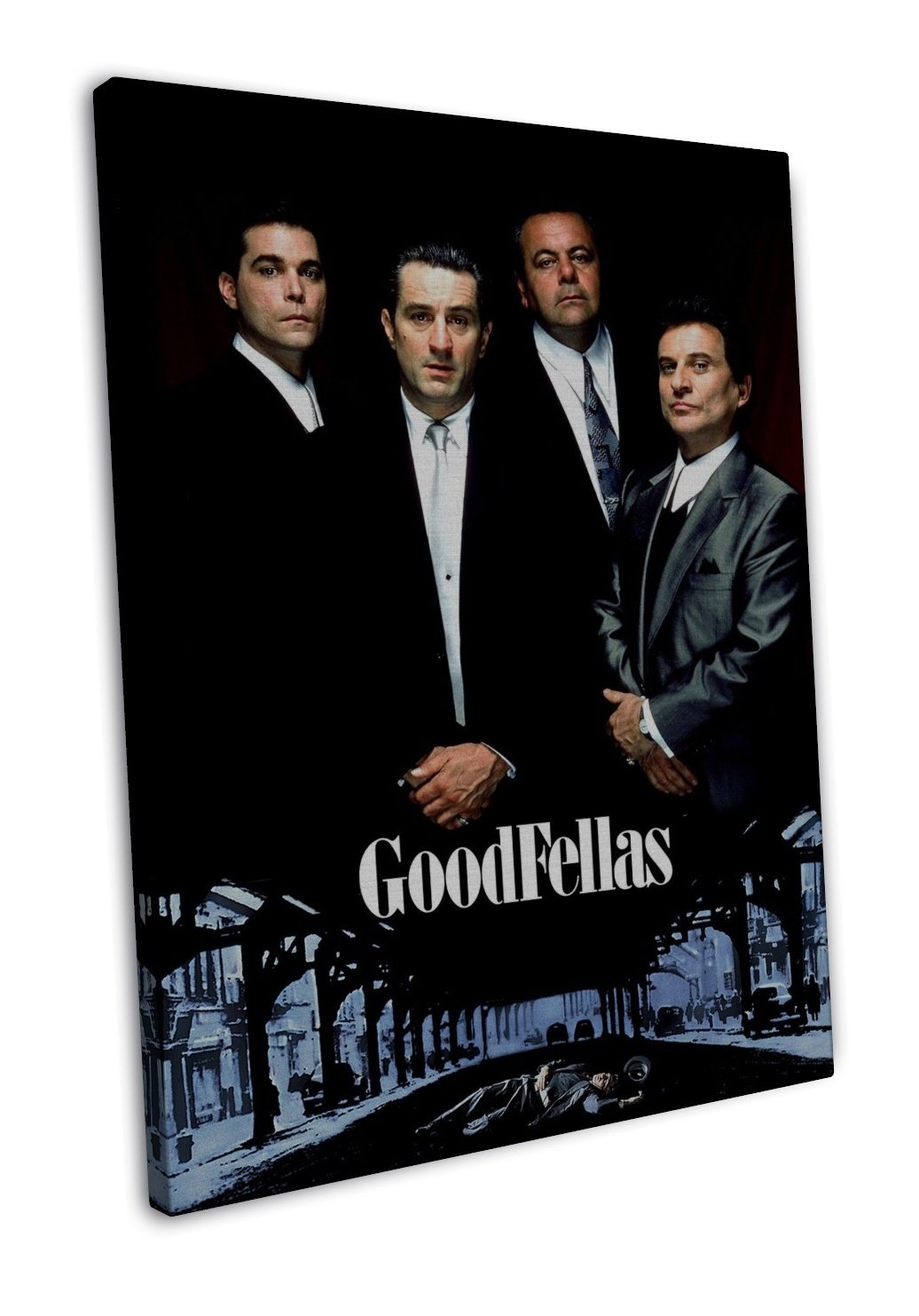Goodfellas Movie Art 16x12 inch Framed Canvas Print Decor