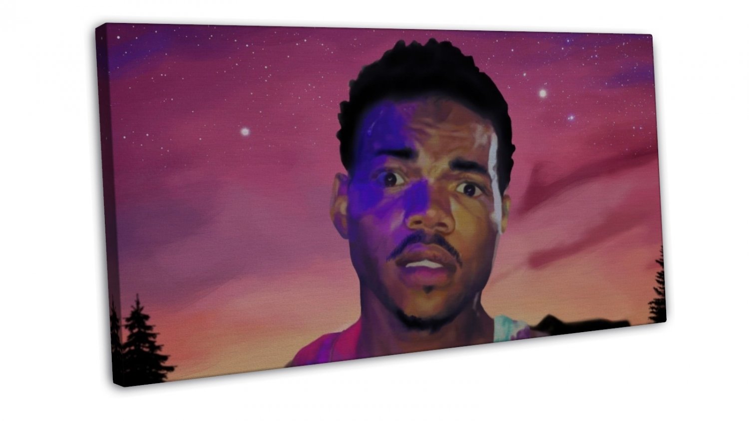 Chance The Rapper Acid Rap Art 16x12 inch Framed Canvas Print Decor