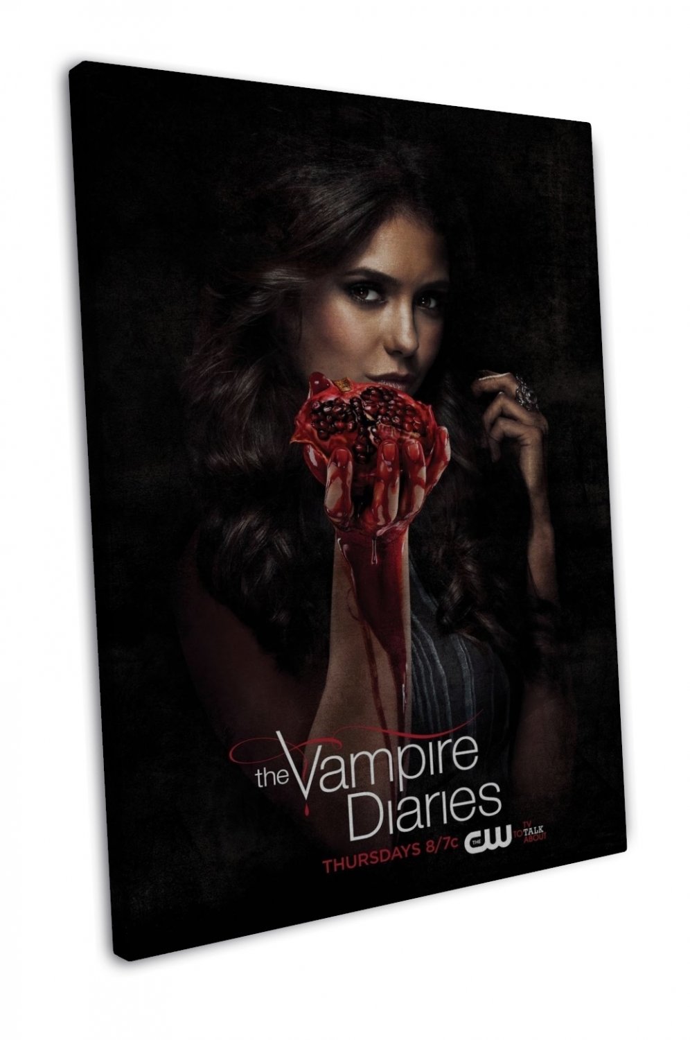 The Vampire Diaries Tv Show Wall Decor 16x12 inch Framed Canvas Print