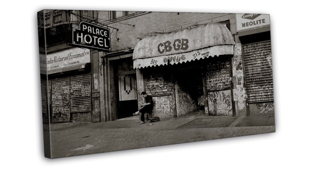 Punk Rock Music Club Venue New York Cbgb Wall Decor 20x16 inch Framed ...