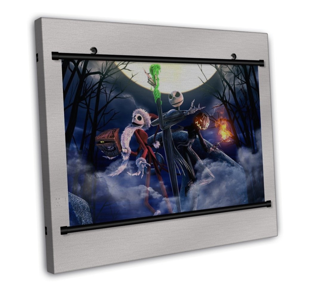 The Nightmare Before Christmas Wall Decor 16x12 inch FRAMED CANVAS Print