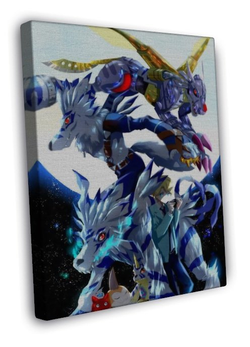 Digimon Adventure Tri Anime Art Picture Gabumon 20x16 inch FRAMED ...