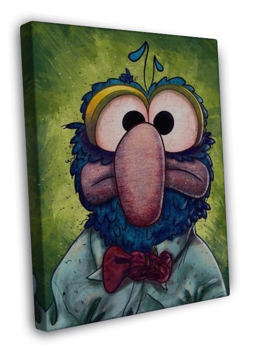 The Muppets Character Gonzo Art Image 16x12 inch Framed Canvas Print