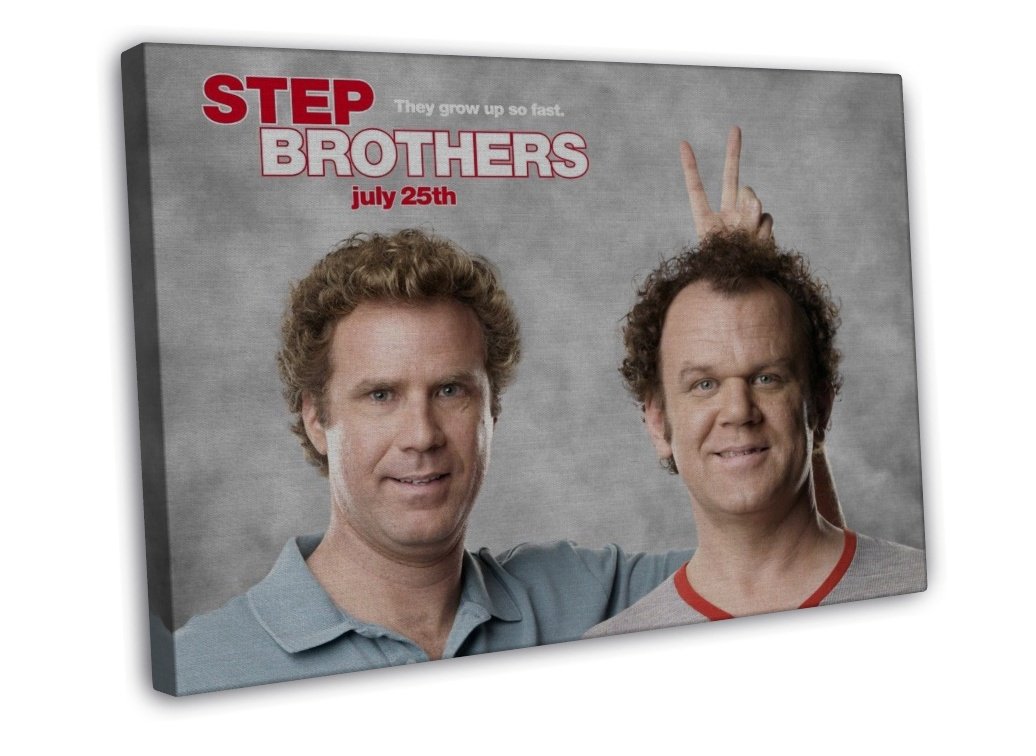 Step Brothers Movie Wall Decor 20x16 inch Framed Canvas Print