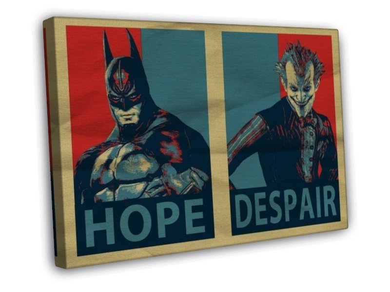 Batman Arkham City Wall Decor 20x16 inch Framed Canvas Print