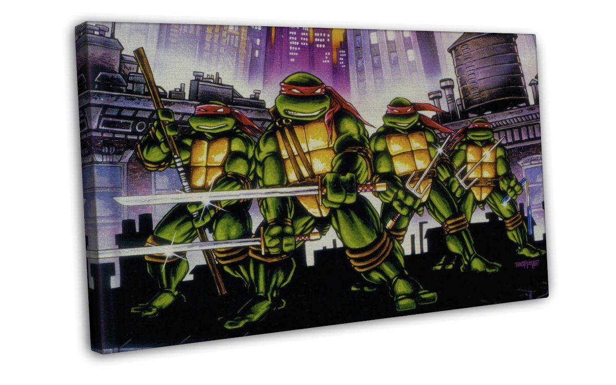 Teenage Mutant Ninja Turtles 2014 Movie Wall Decor 20x16 inch FRAMED ...
