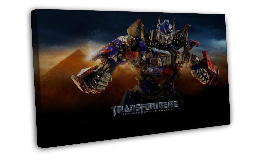 Transformers Movie Art 16x12 inch Framed Canvas Print Decor