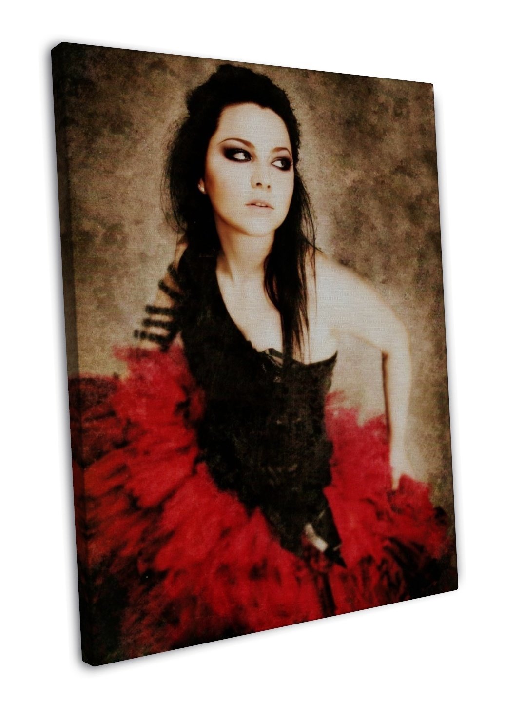 Evanescence Amy Lee Art 16x12 inch Framed Canvas Print Decor