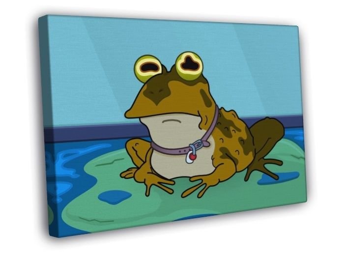 Hypnotoad Cool Funny Cartoon Hypno Toad Art WALL 20x16 inch FRAMED ...