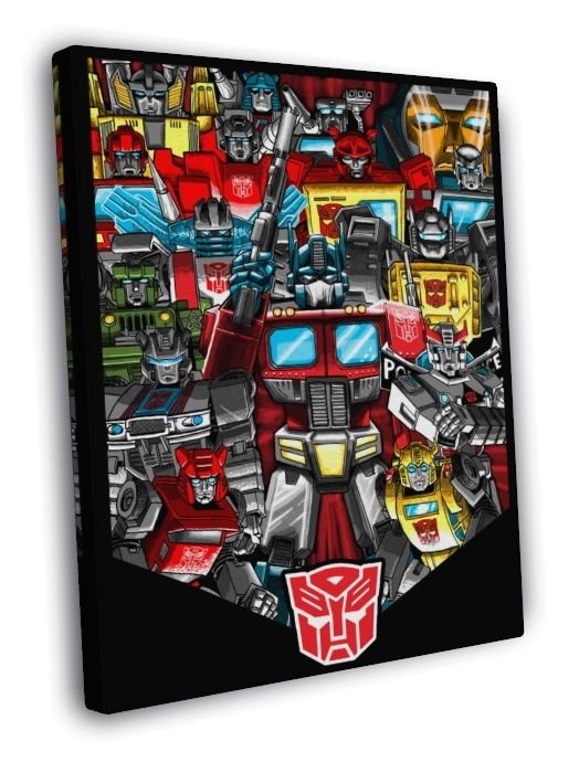 Transformers Generation 1 Autobots Classic Art WALL 20x16 inch FRAMED ...