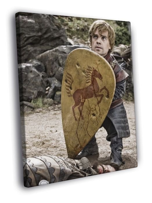 Tyrion Lannister Shield Series Game of Thrones 20x16 inch FRAMED CANVAS ...