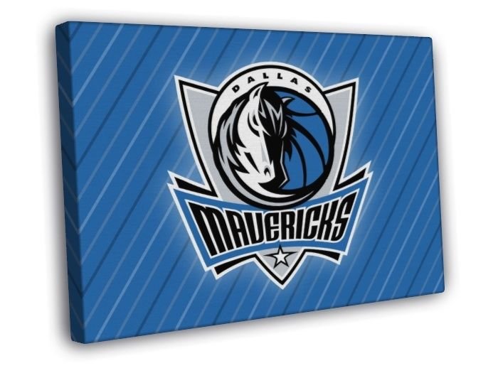Dallas Mavericks Logo Basketball Sport Art WALL 20x16 inch FRAMED ...