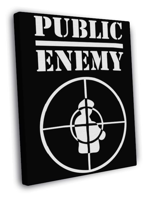 Public Enemy Logo Band Group Rapper Hip-Hop Music Rap WALL 20x16 inch ...