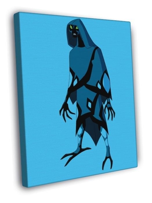 Ben 10 Big Chill Alien Cartoon TV Series Art 20x16 inch FRAMED CANVAS ...