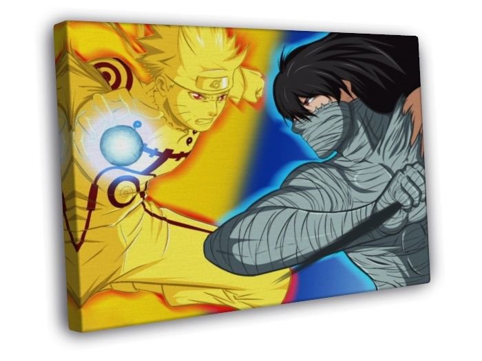 Naruto Mugetsu Amazing Anime Manga Art WALL 20x16 inch FRAMED CANVAS PRINT
