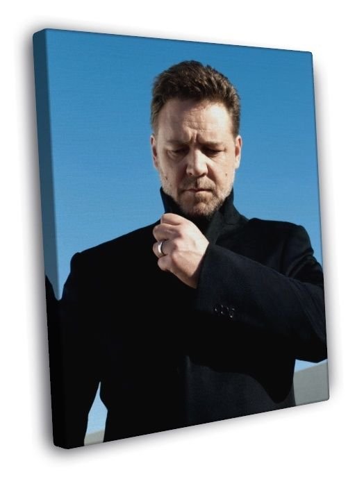 Russell Crowe Overcoat Portrait Handsome Actor Rare 20x16 inch FRAMED ...