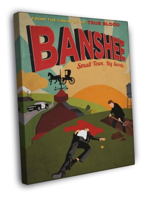 Banshee Painting Art Tv Series 20x16 inch FRAMED CANVAS WALL PRINT