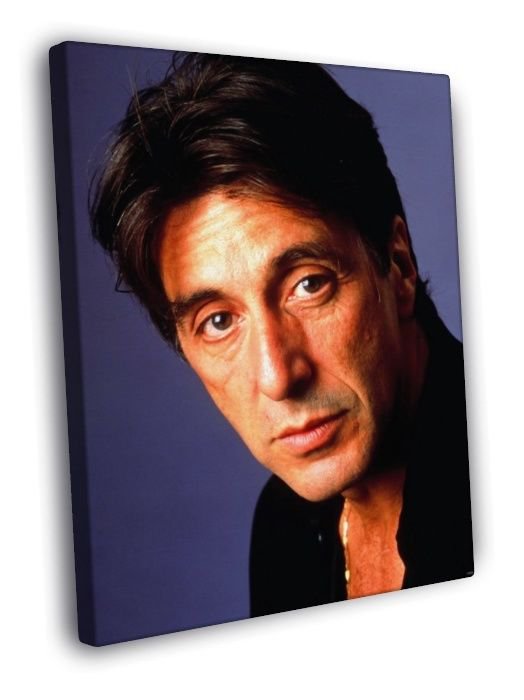 Al Pacino Portrait Actor 20x16 inch FRAMED CANVAS WALL PRINT