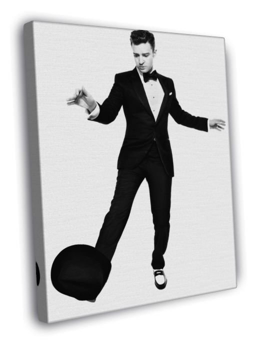 Justin Timberlake Dance Hat Suit Hot Elegant Handsome 20x16 inch FRAMED ...