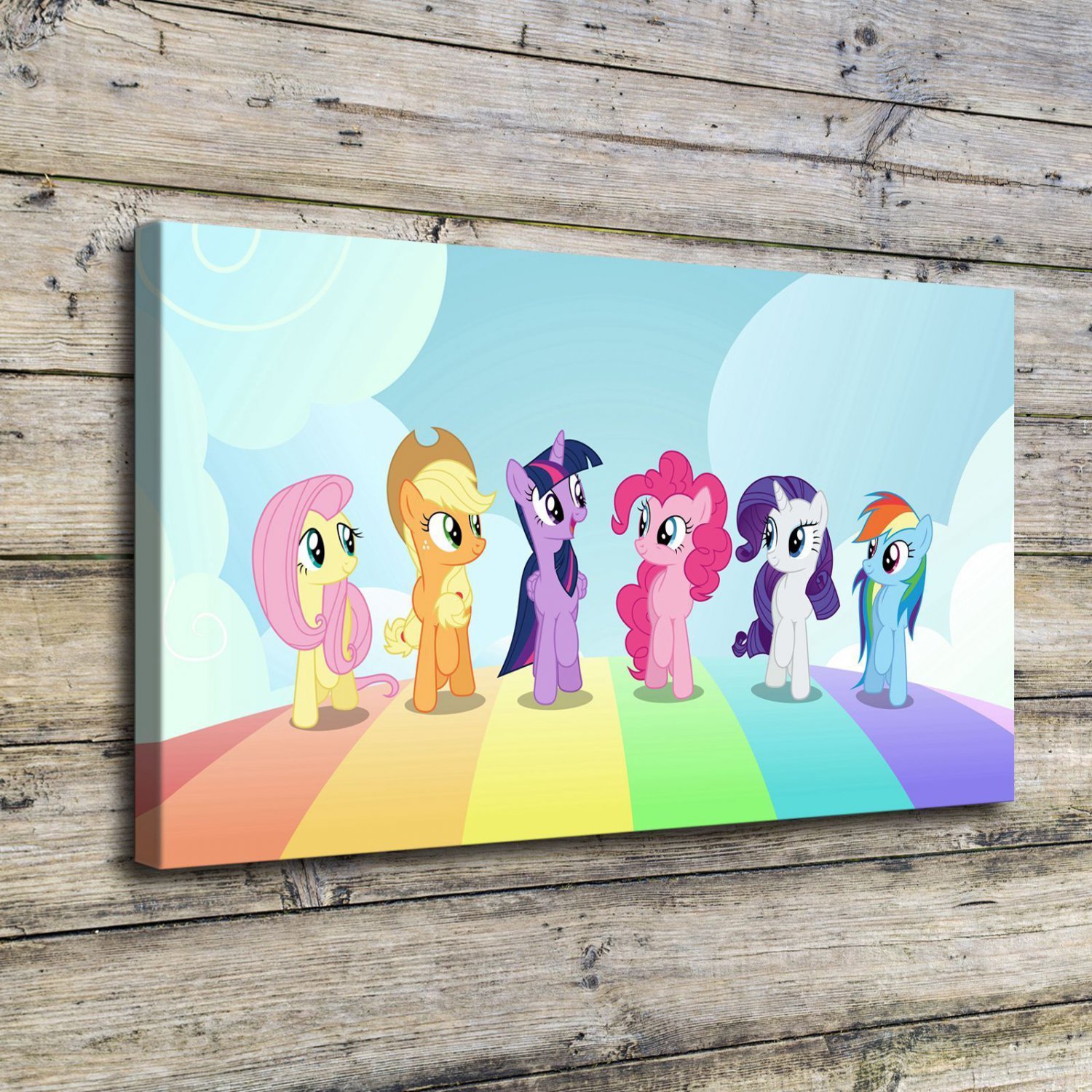 Little Pony The Movie 20x16 inch FRAMED CANVAS PRINT