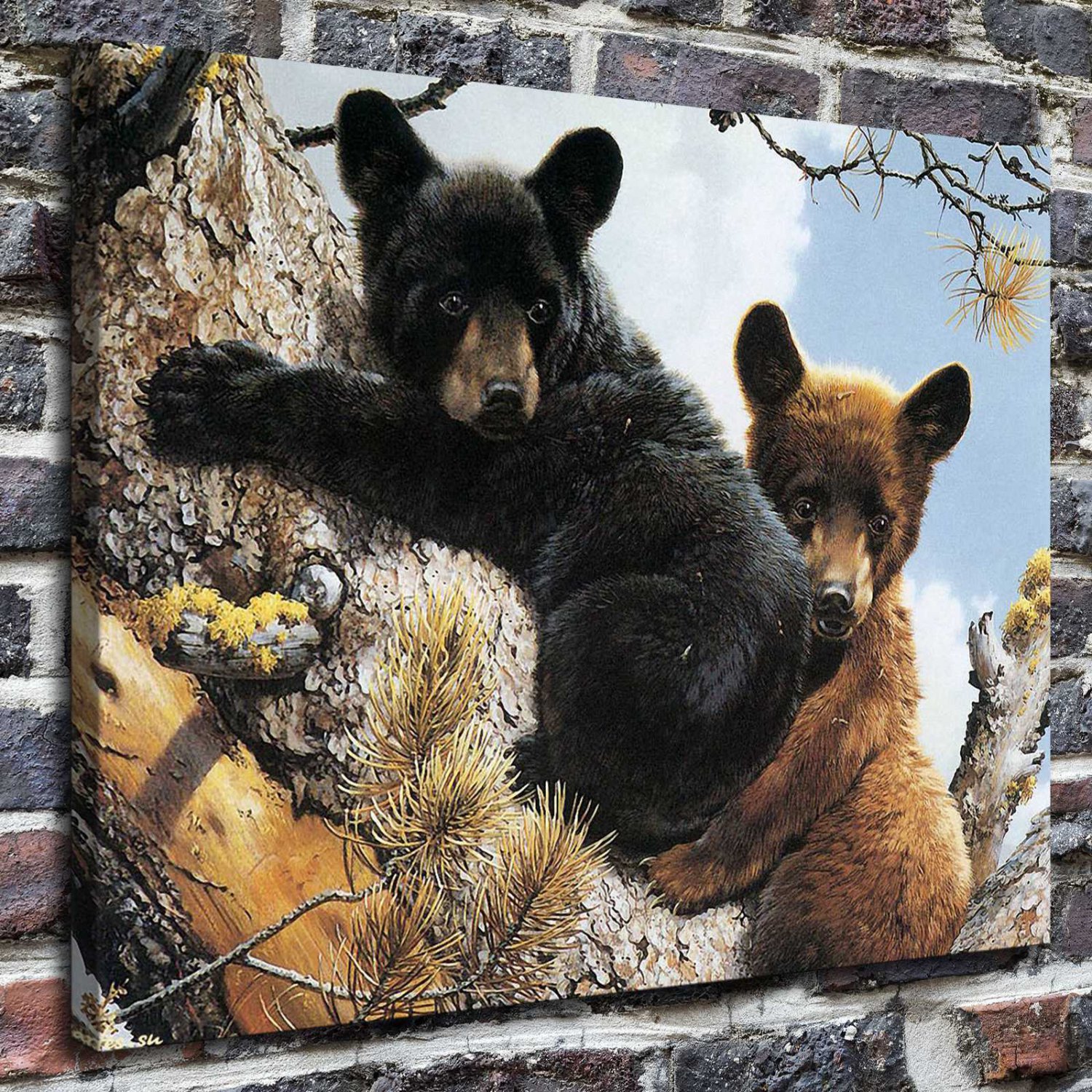 Carl Brenders 20x16 inch FRAMED CANVAS PRINT