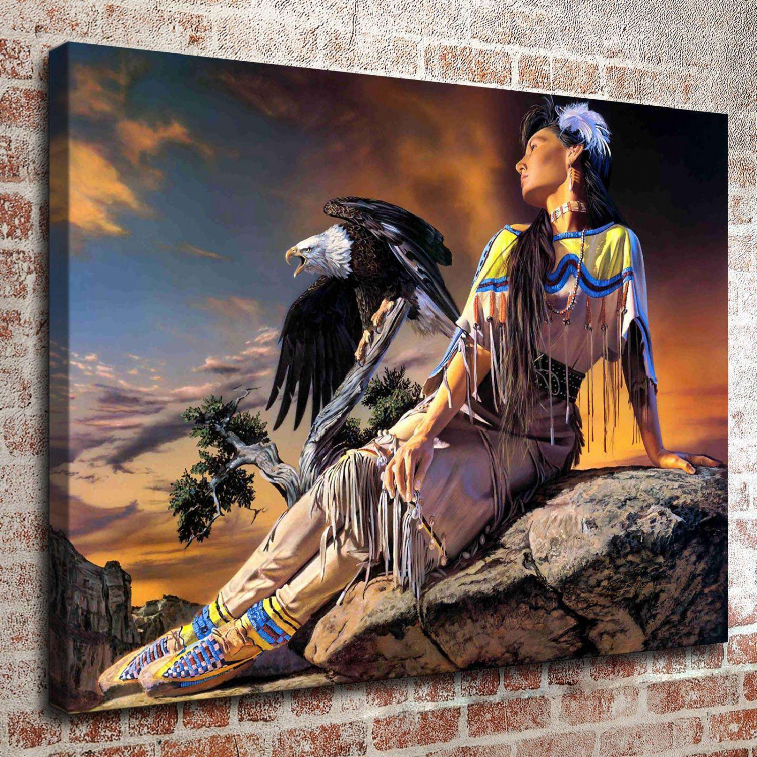 David E. Kucera 20x16 inch FRAMED CANVAS PRINT