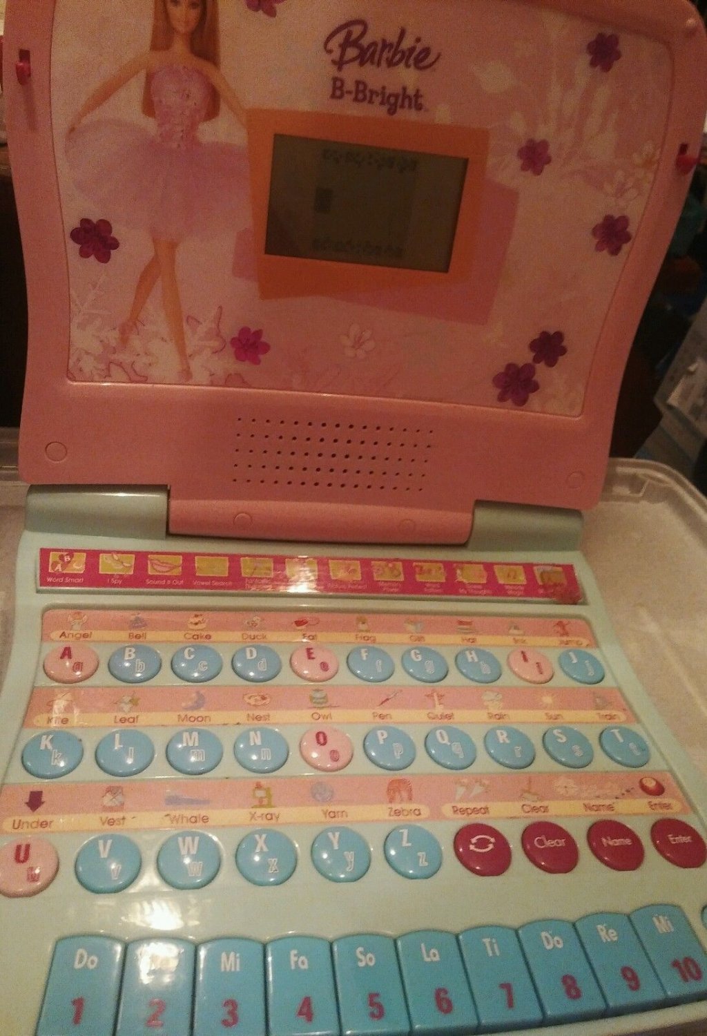 Barbie B Bright Laptop Computer Toy Learning Educational Mattel