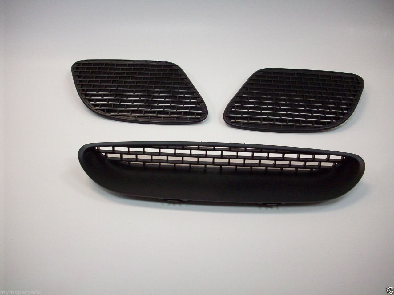 2015-16 Dodge Challenger SRT Hellcat Black Hood Bezels OEM Mopar