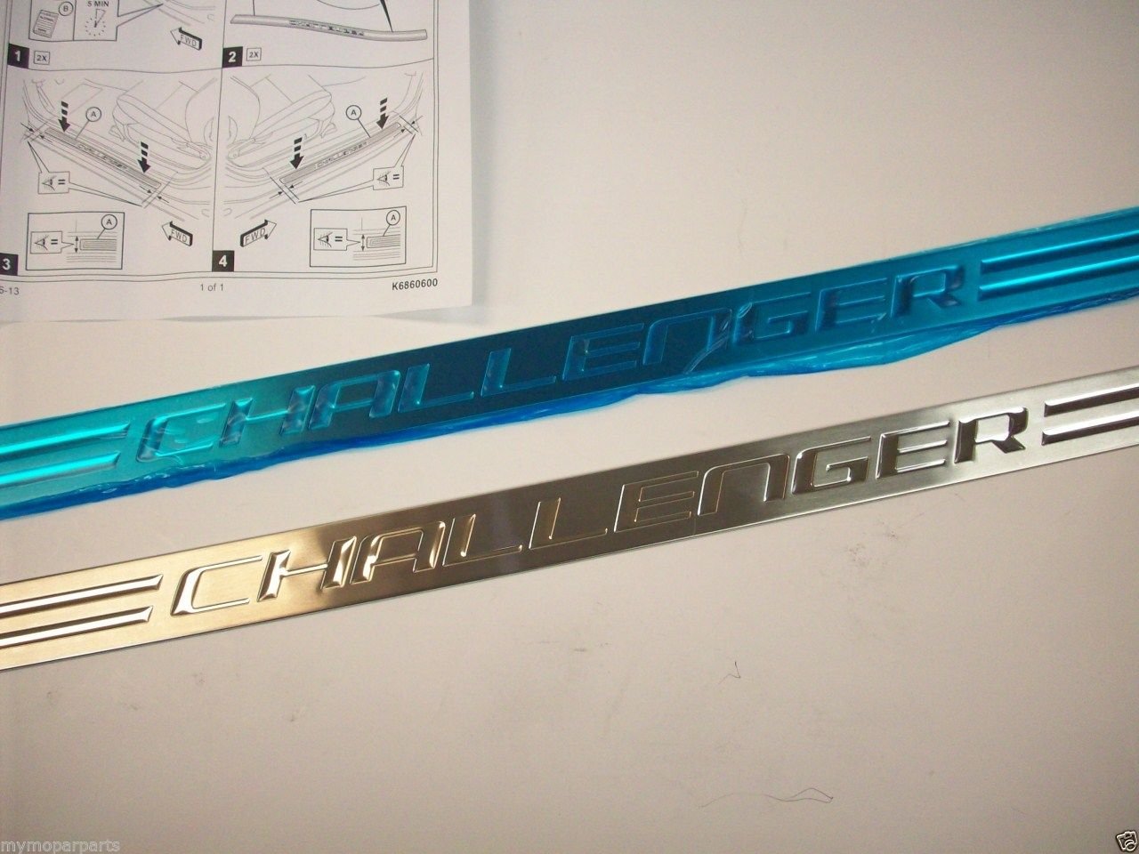 2014-16 Dodge Challenger Stainless Steel Door Sill Guards Plates ...