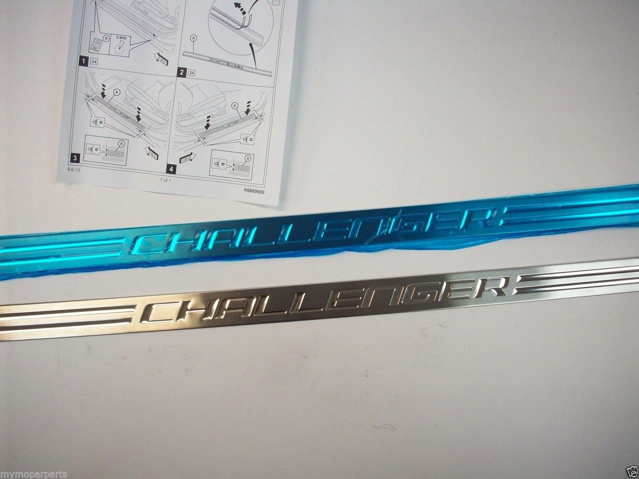 2014-16 Dodge Challenger Stainless Steel Door Sill Guards Plates ...