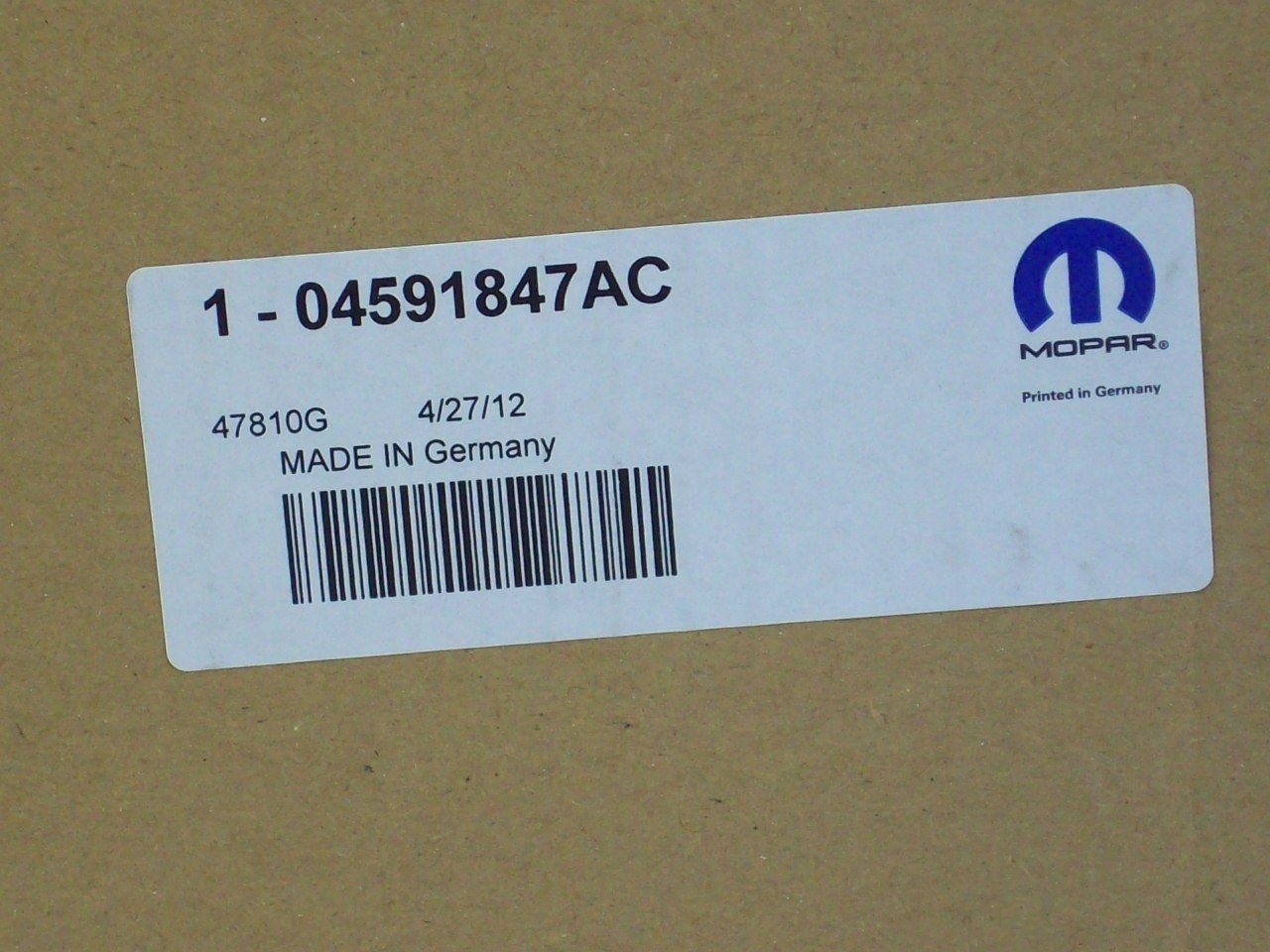 Dodge Chrysler Jeep Hemi Throttle Body Assembly 4591847AC SRT OEM Mopar