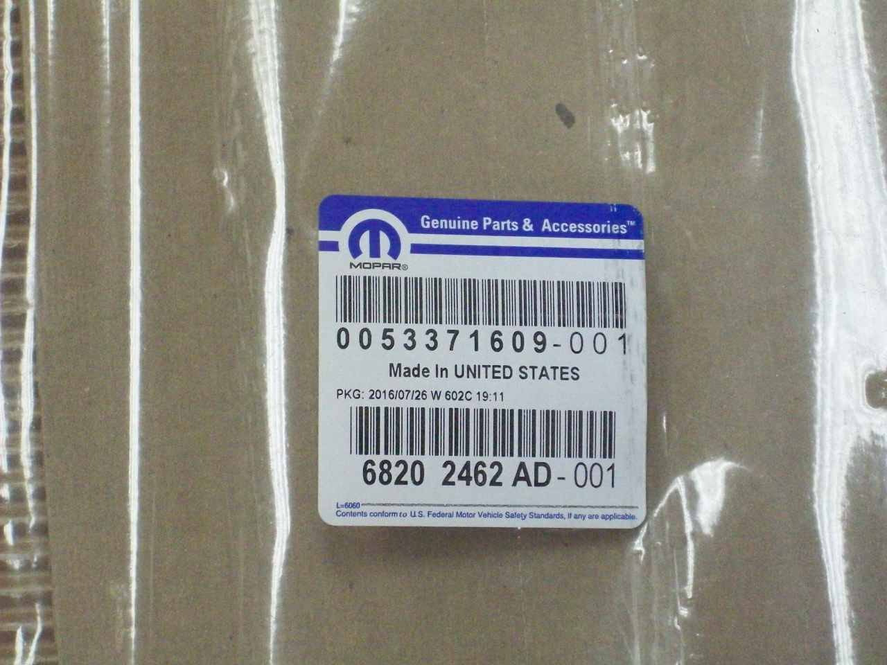 15-16 Dodge Charger SRT Hellcat Center Black Hood Bezel OEM Mopar ...