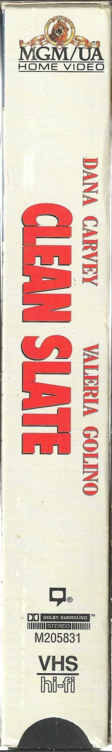 Clean Slate [VHS] ⚑$⚬Ɩⅆ ⚪⋓Ϯ⚠