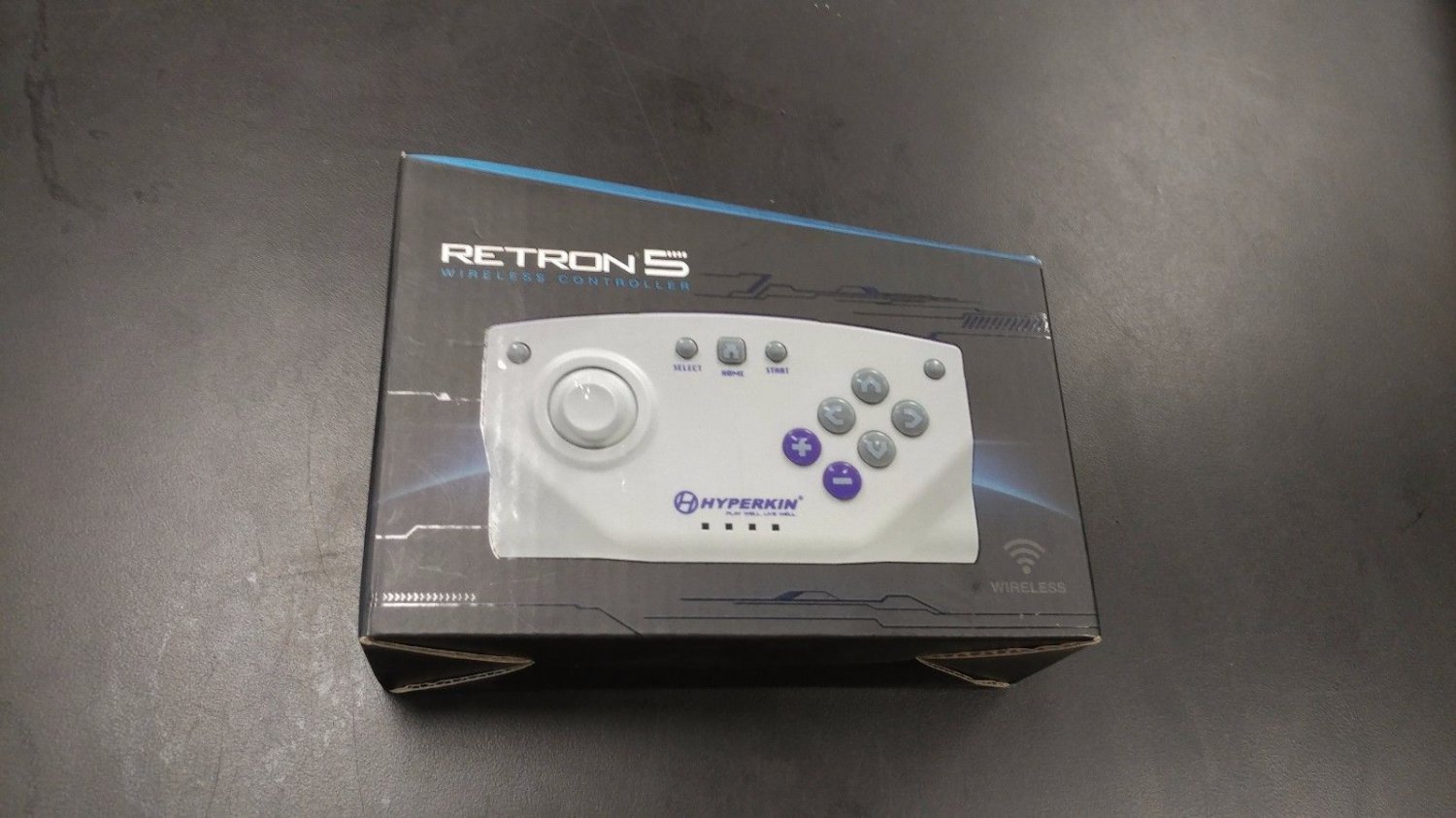 Retron 5 Wireless Controller BNIB grey/purple, NEW SEALED! (F)