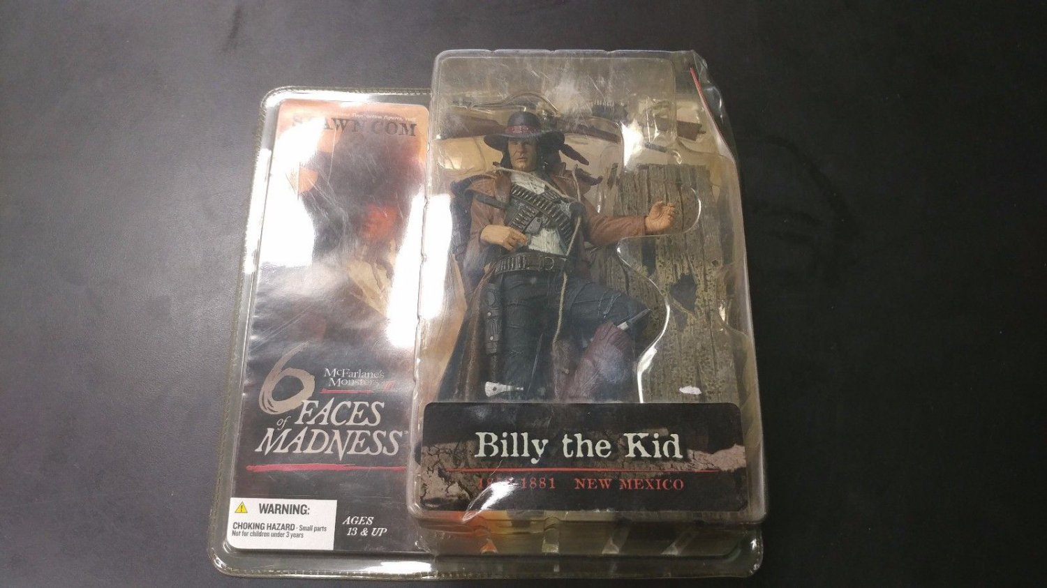 McFarlane Toys Billy the Kid NEW and SEALED! DAMAGED PACKAGE (F 002)