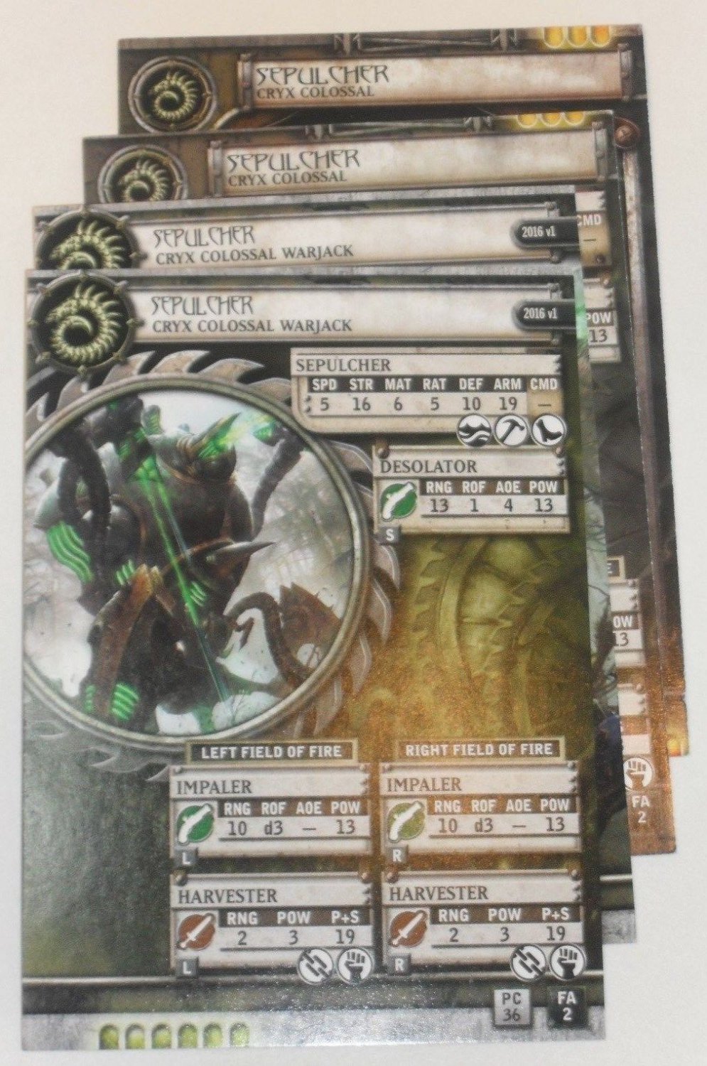 Sepulcher Colossal Warjack Helljack Cryx Warmachine PIP 34117 with ...