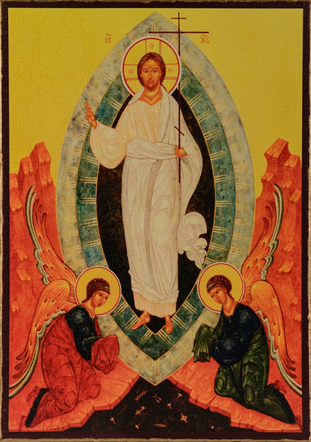 Christian Icon Resurrection of Jesus, catholic and orthodox icons