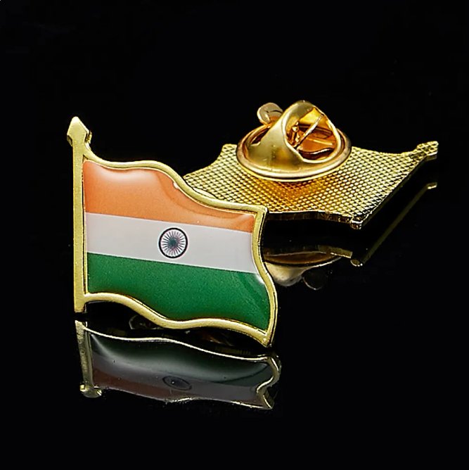 Indian National Flag Pin Brooches Clothing Accessories for Unisex ...