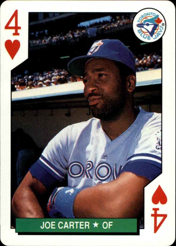1991 U.S. Playing Cards All-Stars 4H Joe Carter