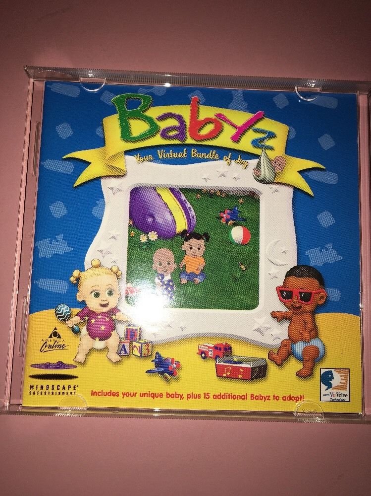 Babyz Your Virtual Bundle Of Joy PC CD ROM SUPER RARE / VINTAGE ...