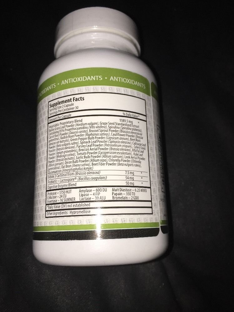 TRUE ESSENTIALS Vegetable Essentials Fortified Antioxidants Supplements