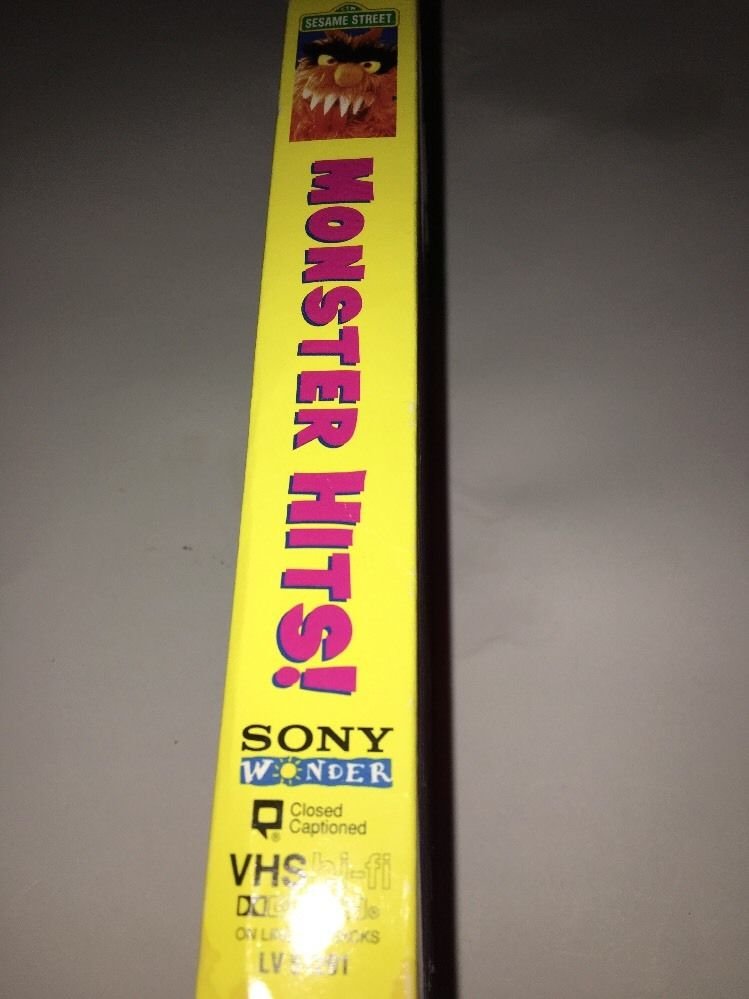 Sesame Street - Monster Hits (VHS, 1996) No Poster-Like New-RARE ...
