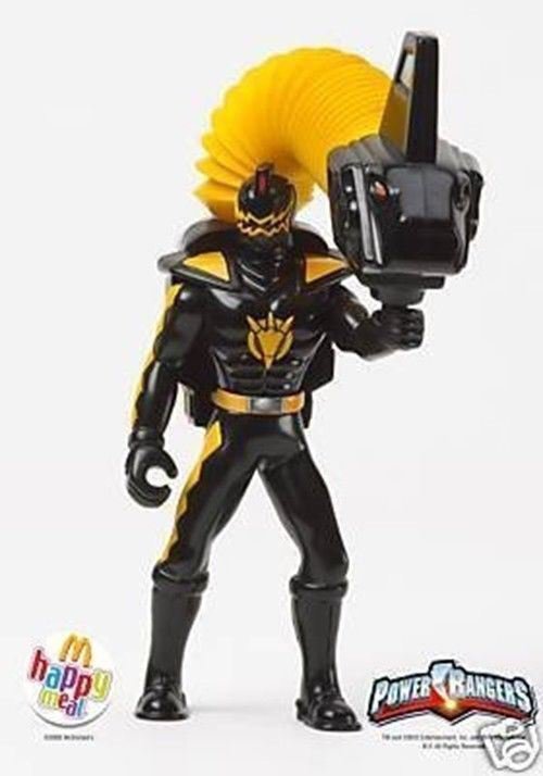 McDonald's Happy Meal 2005 Power Rangers Black Ranger Toy #1
