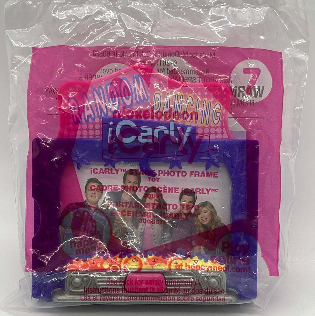 McDonald's 2011 iCarly Stage Photo Frame Toy #7